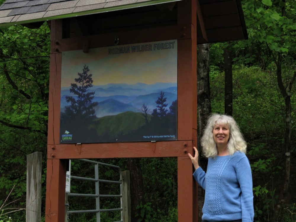 Norman Wilder Forest's New Trail Sign - Conserving Carolina