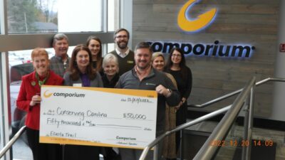 Comporium Donates $50,000 to the Ecusta Trail - Conserving Carolina
