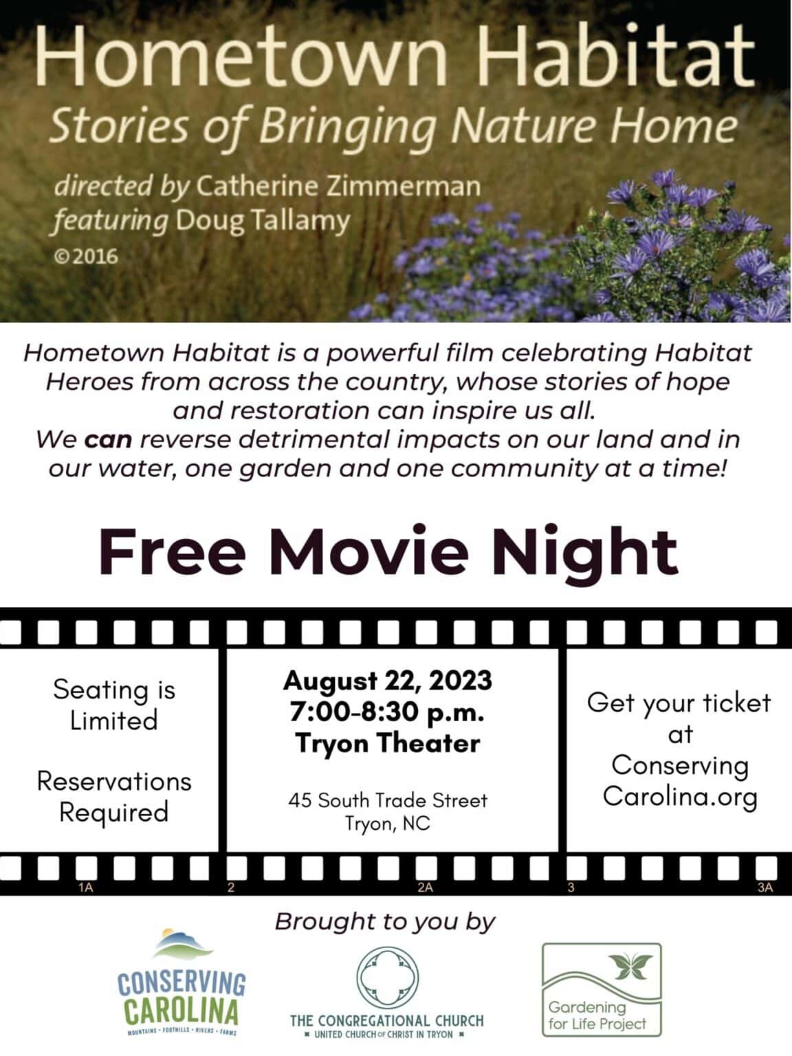 Hometown Habitat: Stories of Bringing Nature Home - Conserving Carolina