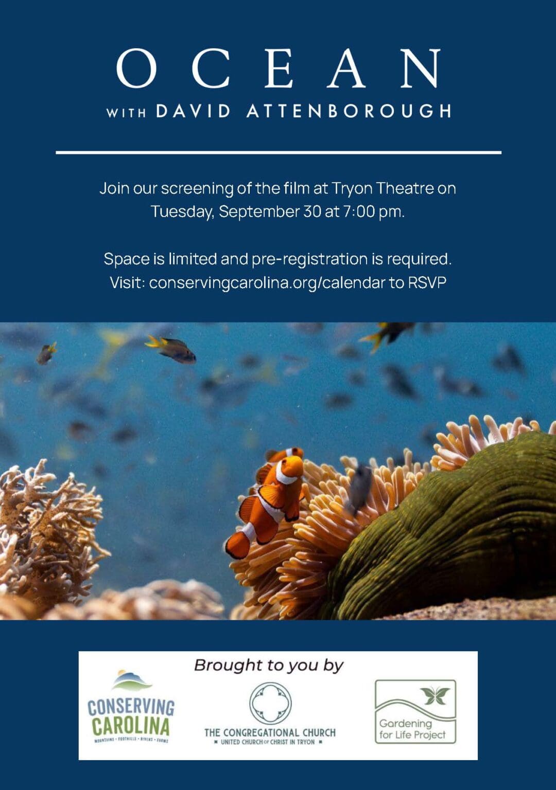 Special Film Screening of "Ocean with David Attenborough" - Conserving ...