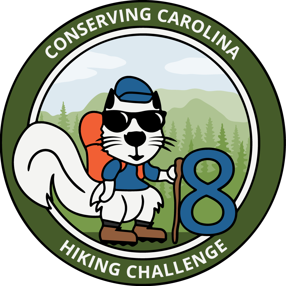 White Squirrel Hiking Challenge 8 - Conserving Carolina