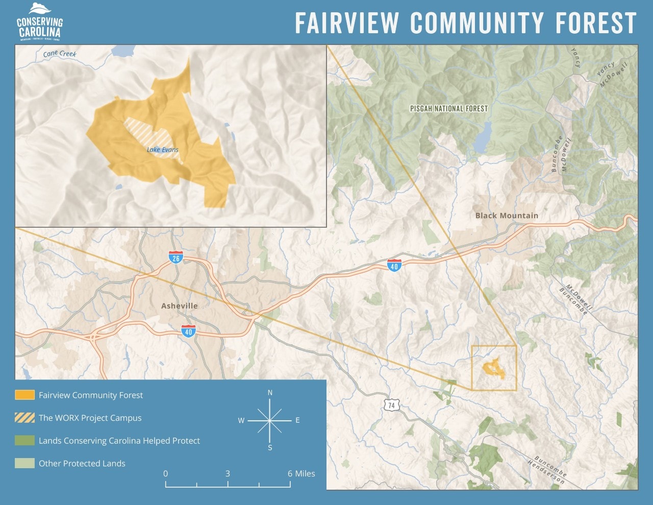WORX Project Campus in Fairview Protected - Conserving Carolina